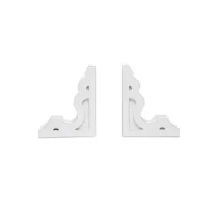 FORESIDE HOME AND GARDEN Set Of 2 Wood Corbel Bookendsforeside Home & Garden