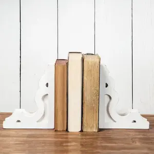 FORESIDE HOME AND GARDEN Set Of 2 Wood Corbel Bookendsforeside Home & Garden