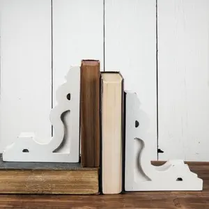 FORESIDE HOME AND GARDEN Set Of 2 Wood Corbel Bookendsforeside Home & Garden