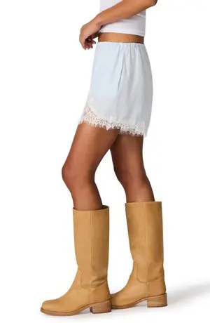 Steve Madden Daisee Lace Shorts - Blue Ice