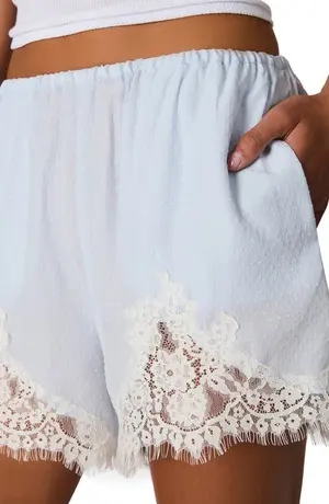 Steve Madden Daisee Lace Shorts - Blue Ice