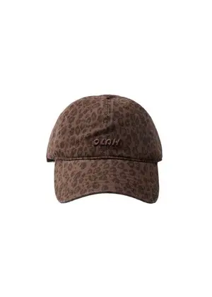 OLAH OLAH Rose Detail Scrunchie Brown
