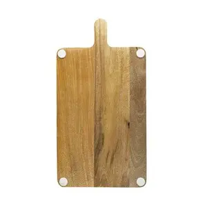 FORESIDE HOME AND GARDEN Cillian Dark Green Tall Marble Serving Board