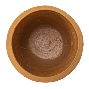 FORESIDE HOME AND GARDEN Terracotta Bottom Dipped Terracotta Planter