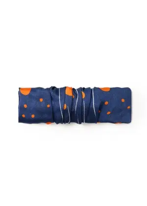 OLAH Celestia Silk Hair Barrette Clip - Blue