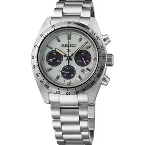 SEIKO WATCHES Prospex Speedtimer Solar Chronograph Bracelet Watch - Green