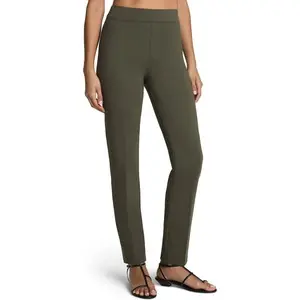 Spanx Spank® High Waist Slim Straight Ponte Pants - Dark Pine