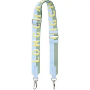 Longchamp Adjustable Canvas Shoulder Strap - Lime