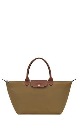 Longchamp Longchamp Le Pliage Large Top Handle Bag Olive