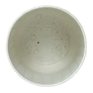 FORESIDE HOME AND GARDEN Fluted Sandy Planter Metal