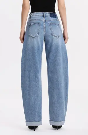 BAYEAS Low Rise Barrel Jeans