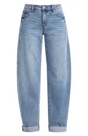 BAYEAS Low Rise Barrel Jeans