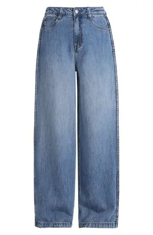 BAYEAS Paneled High Waist Wide Leg Jeans