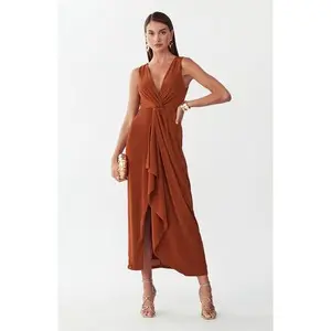 BWLDR Andi Midi Dress - Copper