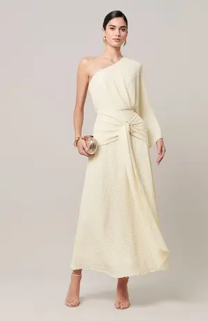 SAVEL Ellie Midi Dress Ivory