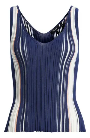 Theory Berkley Cotton Blend Scoop Neck Tank