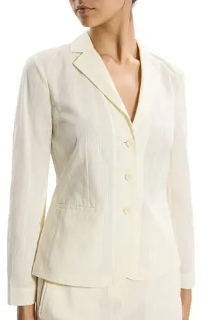 Theory Shrunken Organic Cotton Blazer