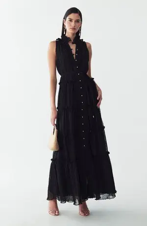 ST MRLO Omaha Midi Dress - Black