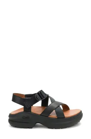 CHACO Cushform Sport Sandal - Black