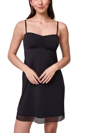 MONTELLE INTIMATES Convertible Lace Trim Slip