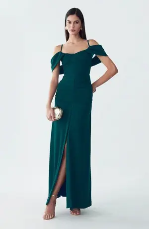 BWLDR Ida Maxi Dress - Emerald