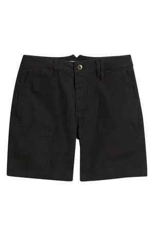 IMPERFECTS Courier Craft Canvas Shorts - Obsidian