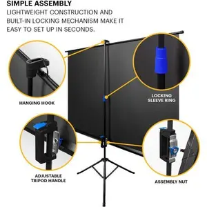 KODAK 80 Projector Screen With Stand