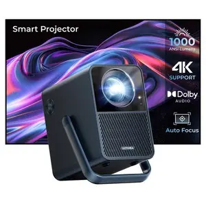 ULTIMEA Poseidon E40 Projector With Android Tv 11.0 Netflix 1300 Ansi Lumens Wifi,dolby Audio - Black