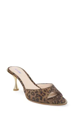 BETZÁBE Jenni Sandal - Brown Leopard Suede Matte