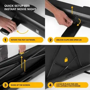 KODAK 60 Portable Projector Screen