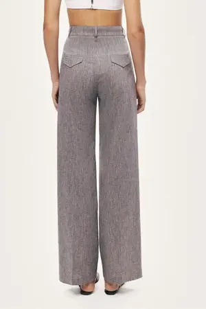 NOCTURNE Wide Leg Tailored Pants