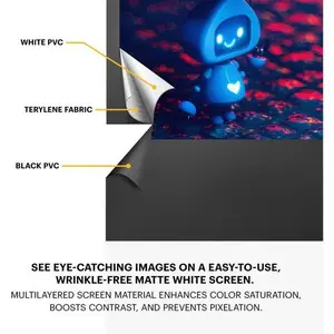 KODAK 100 Portable Projector Screen