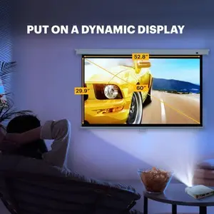 KODAK 60 Manual Pull Down Projector Screen
