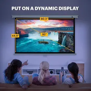 KODAK 92 Manual Pull Down Projector Screen
