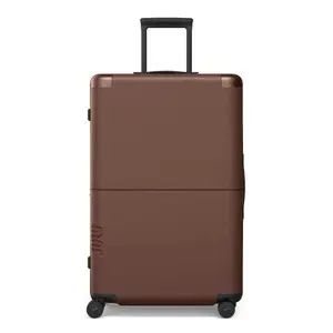 JULY Checked Plus Expandable - Dark Brown