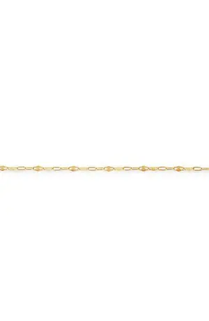 ANA LUISA Solid Yellow Sparkle Link Chain Bracelet