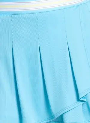 Lucky In Love Pleated Performance Skirt