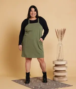 KNOWN SUPPLY Macy Dress - Army
