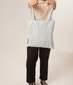 KNOWN SUPPLY Pigment Dyed Tote Bag - Sky
