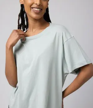 KNOWN SUPPLY Relaxed Organic Cotton T-shirt - Sky
