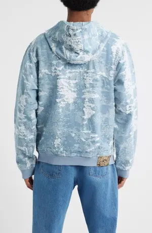 VERYRARE Saint Michael Jacquard Zip-up Hoodie