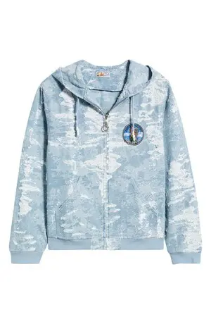 VERYRARE Saint Michael Jacquard Zip-up Hoodie