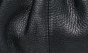 Dolce Vita Sloan Ruched Leather Shoulder Bag - Black
