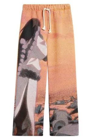 VERYRARE X Naruto Orochimaru & Sasuke Jacquard Tapestry Knit Pants