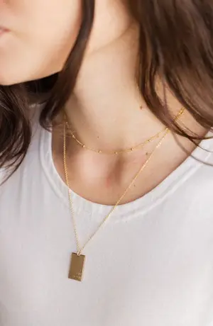 MADE BY MARY Satellite Chain Necklace - Gold