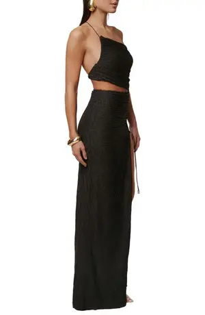 JLUXLABEL Adriana One Shoulder Maxi Dress