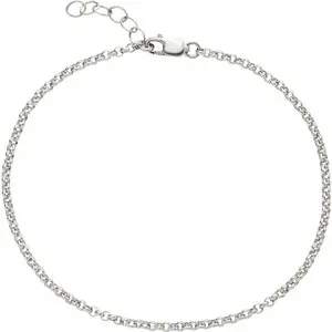 MADE BY MARY Rolo Chain Bracelet - Silver