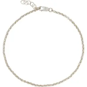 MADE BY MARY Rolo Chain Bracelet - Silver
