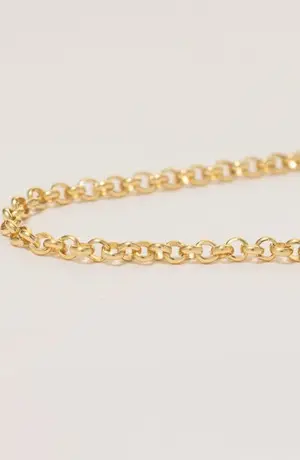 MADE BY MARY Rolo Chain Bracelet - Silver