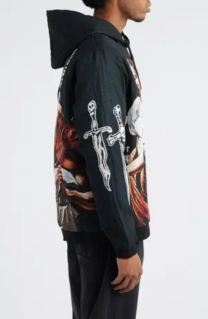 VERYRARE Graphic Print Crewneck Hoodie